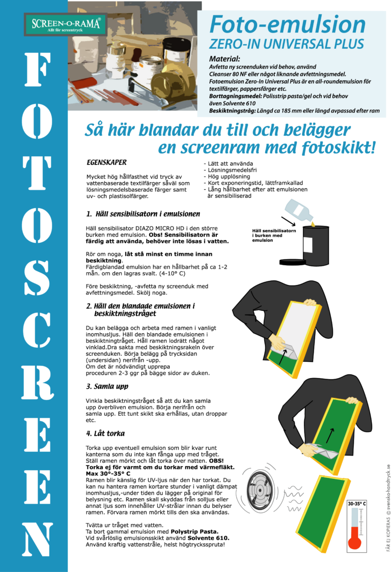 Schablon Foto Beläggning - Screenorama